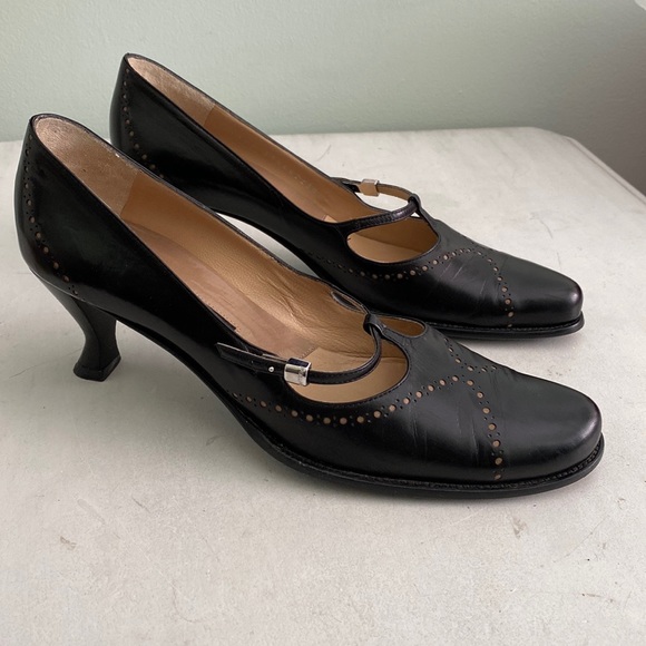 Pollini | Shoes | Pollini Black Leather Shoes Italy | Poshmark